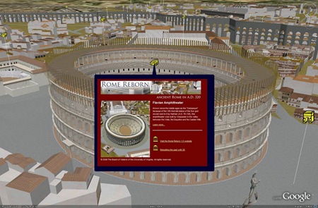 View ancient Rome in 3D with Google Earth